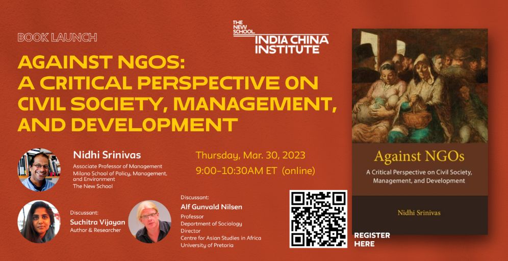 ONLINE | Book Launch: Against NGOs: A critical perspective on Civil ...